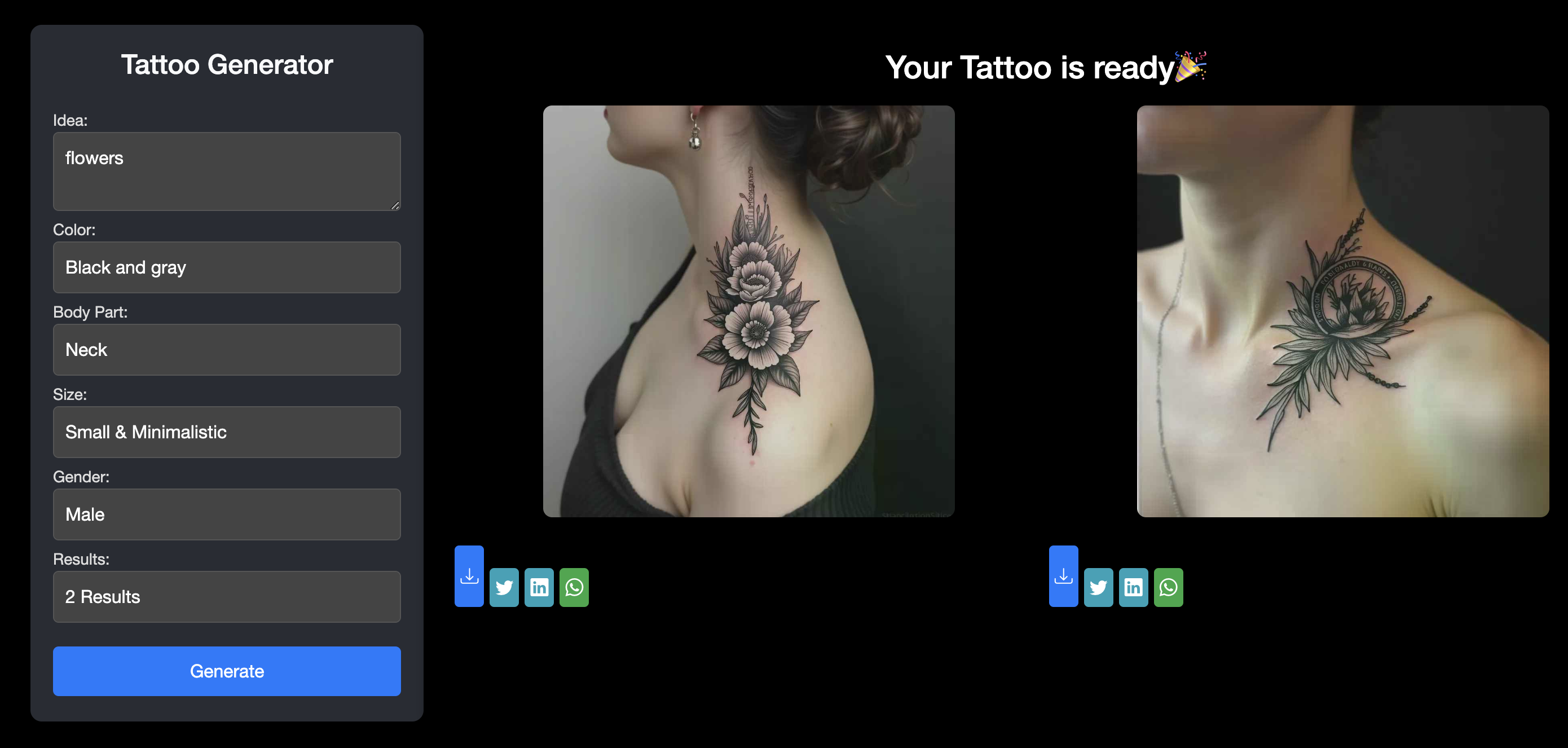 Best AI Tattoo Generator | Tattoo Ideas & Designs 2025 - TattooGPT Art